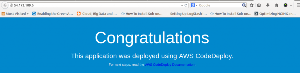 AWS CodeDeploy – A Sample Walkthrough | TO THE NEW Blog