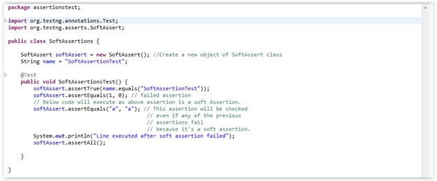 Soft Assertions in Selenium using TestNG | TO THE NEW Blog