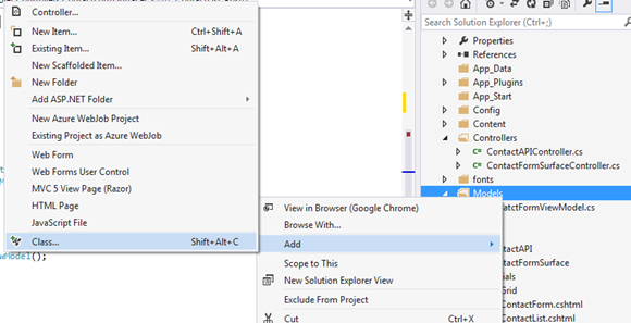 Create Partial View In Mvc In Aspnet And Integrate As A Reusable Component In Umbraco Cms To