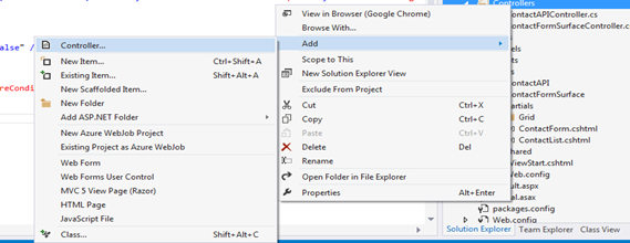Create Partial View In Mvc In Aspnet And Integrate As A Reusable Component In Umbraco Cms To