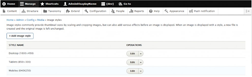 Drupal Responsive Image Style | TO THE NEW Blog