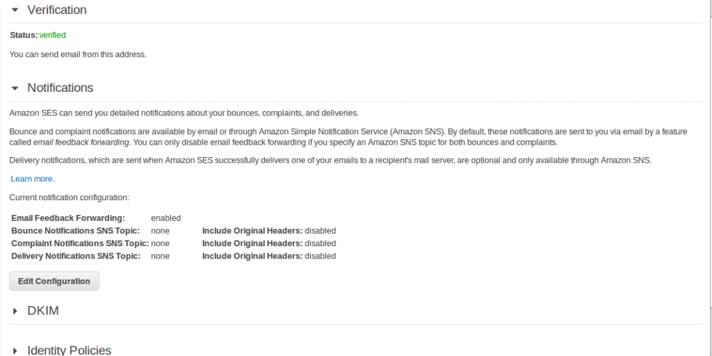 Setting AWS SES Bounce Notification | TO THE NEW Blog