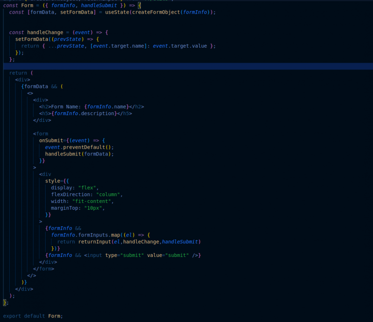 Creating a simple dynamic form using data from strapi-cms | TO THE NEW Blog