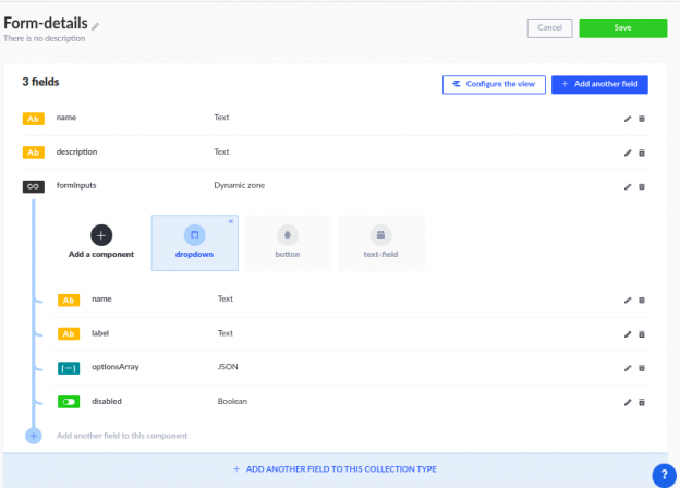 Using strapi-cms to create a collection for form data | TO THE NEW Blog