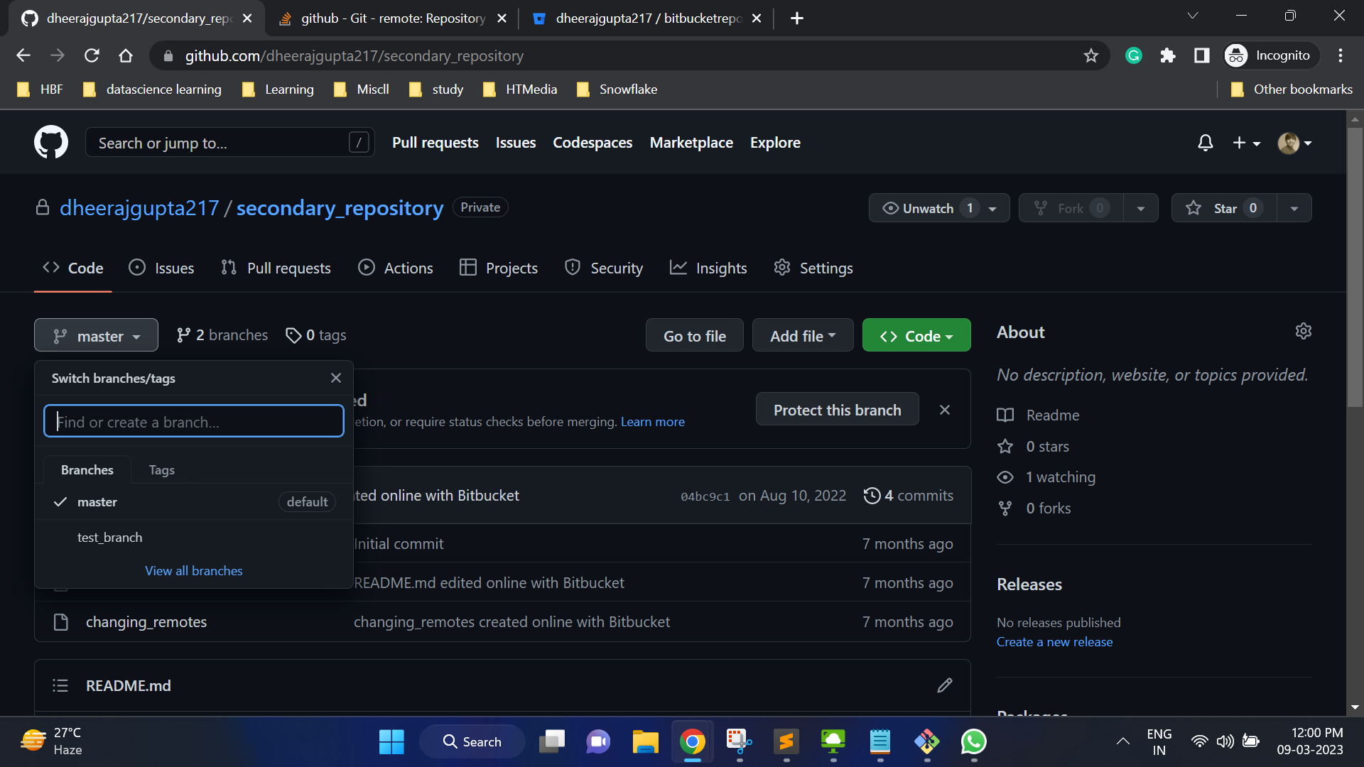 Git Add Multiple Repositoriesbitbucket Github To The Same Project