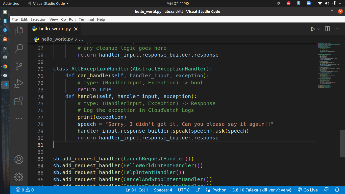 Creating Alexa Skill Using Aws Lambda As Backend To The New Blog