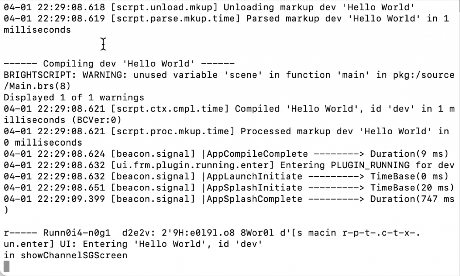 Debugging with Bright Script Logger | TO THE NEW Blog