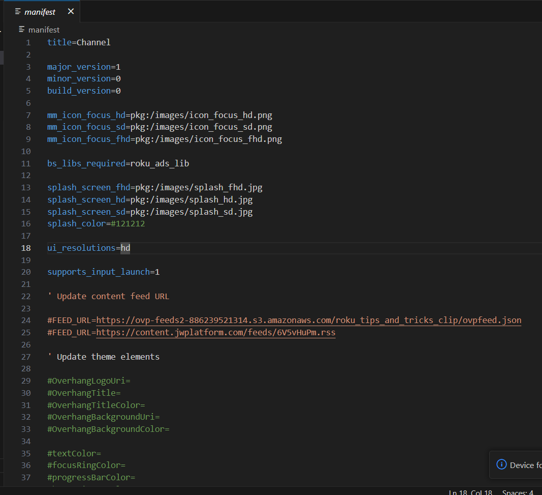 Convert Direct Publisher Channel to SDK Channel | Roku | Brightscript | TO THE NEW Blog