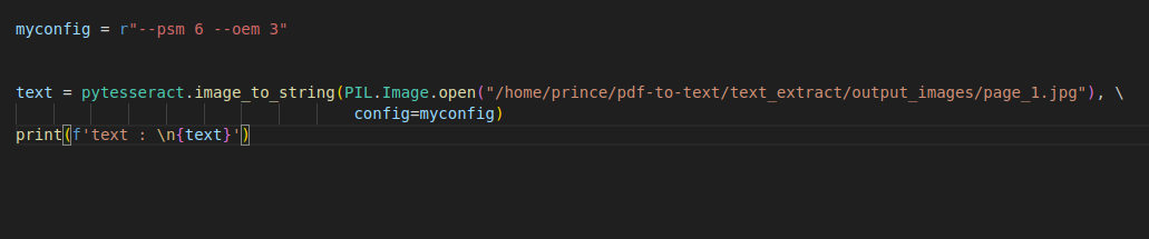 Text Extraction from pdf using OCR (Optical Character Recognition ) in ...