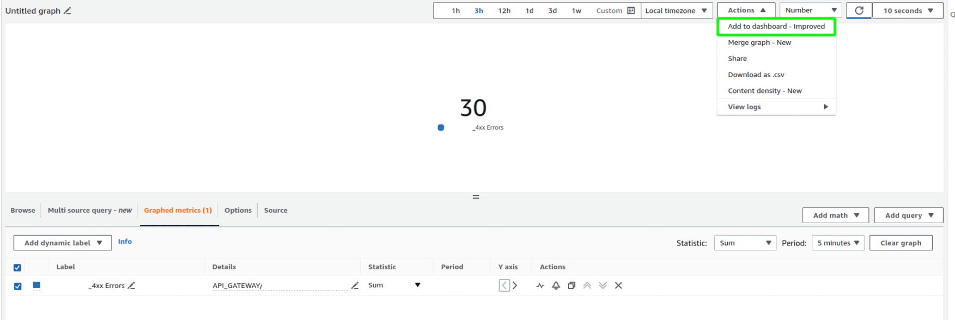 Creating Cloudwatch Dashboards Using Custom Metrics To The New Blog