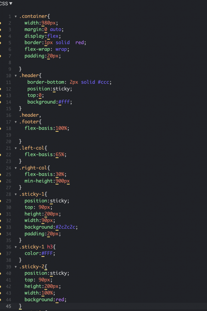 Sticky Ads with HTML and CSS. | TO THE NEW Blog