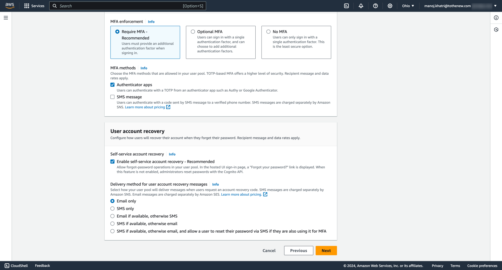 Basic Authentication using AWS Cognito for beginners | TO THE NEW Blog
