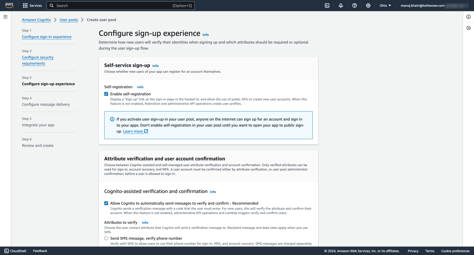 Basic Authentication using AWS Cognito for beginners | TO THE NEW Blog