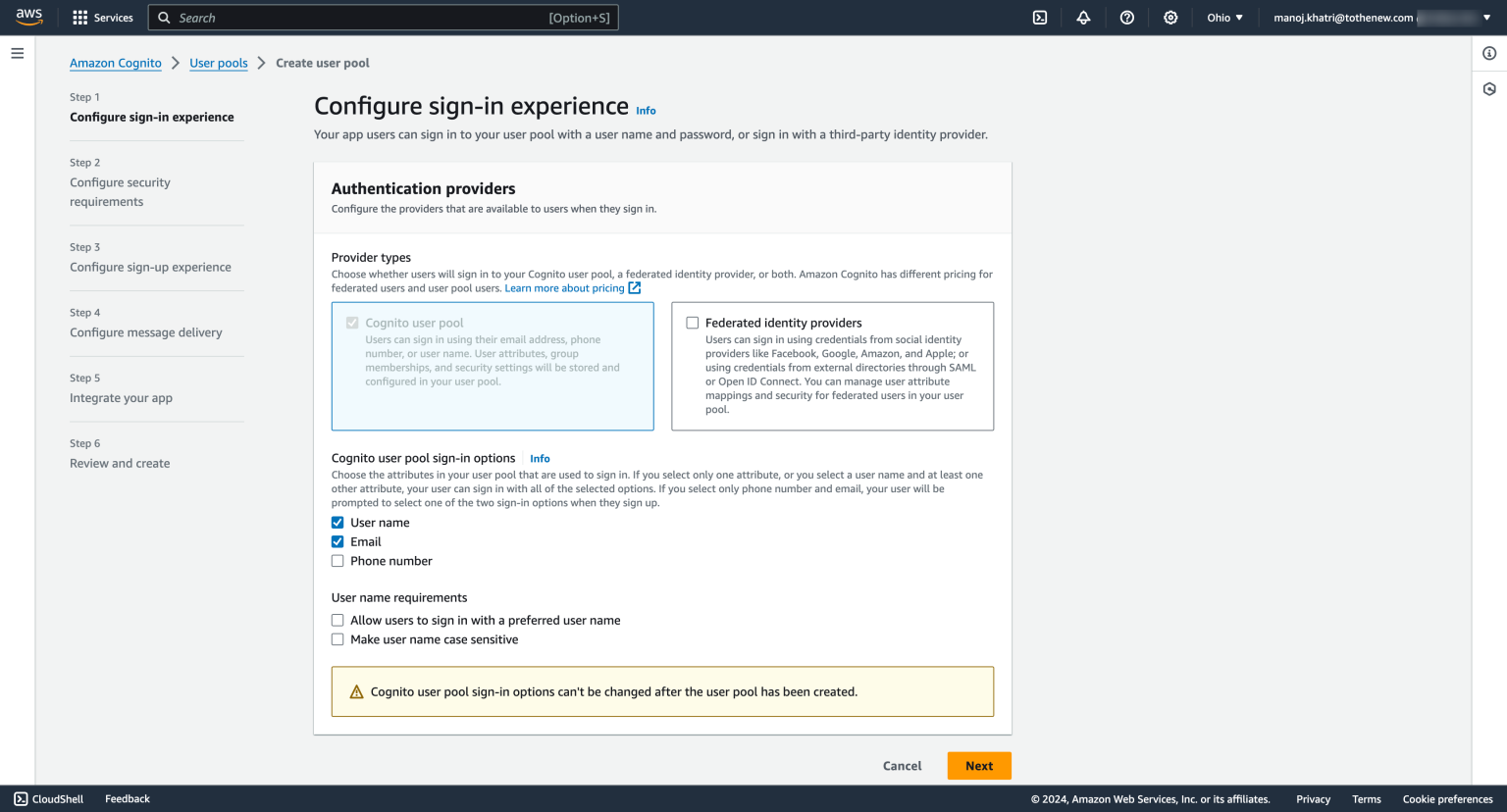 Basic Authentication using AWS Cognito for beginners | TO THE NEW Blog