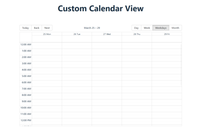 Creating a Custom Calendar View using React Big Calendar | TO THE NEW Blog