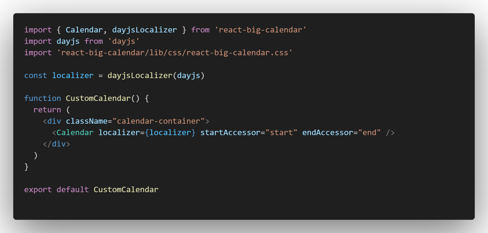 Creating A Custom Calendar View Using React Big Calendar To The New Blog