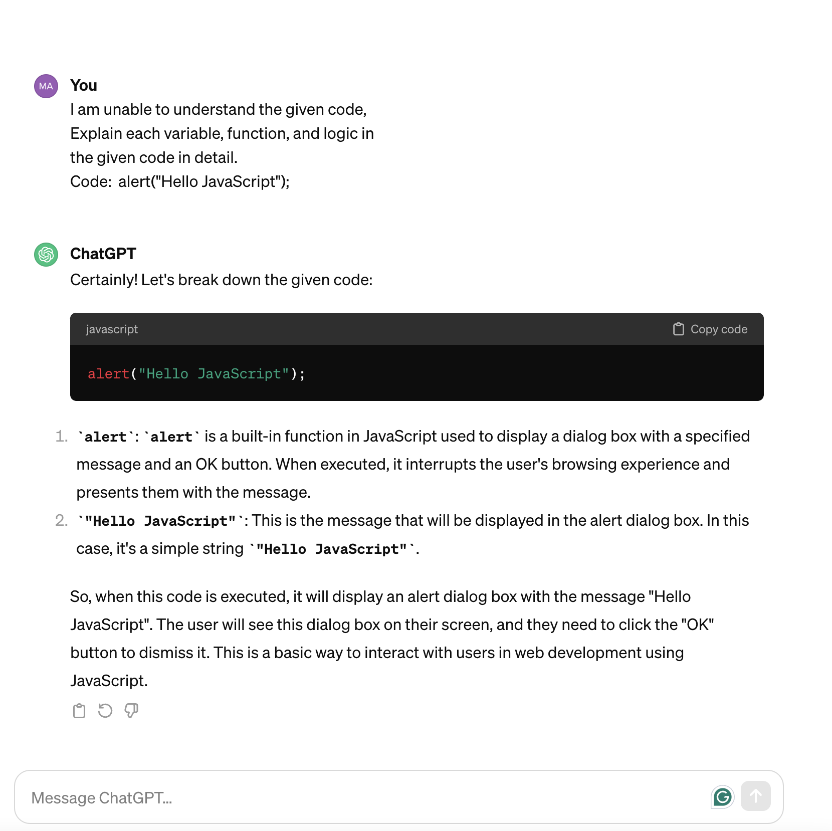 JavaScript Programming using ChatGPT | TO THE NEW Blog JavaScript Programming using ChatGPT | TO THE NEW Blog