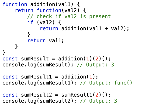 Is Currying in JavaScript, A Chain of Functions? | TO THE NEW Blog