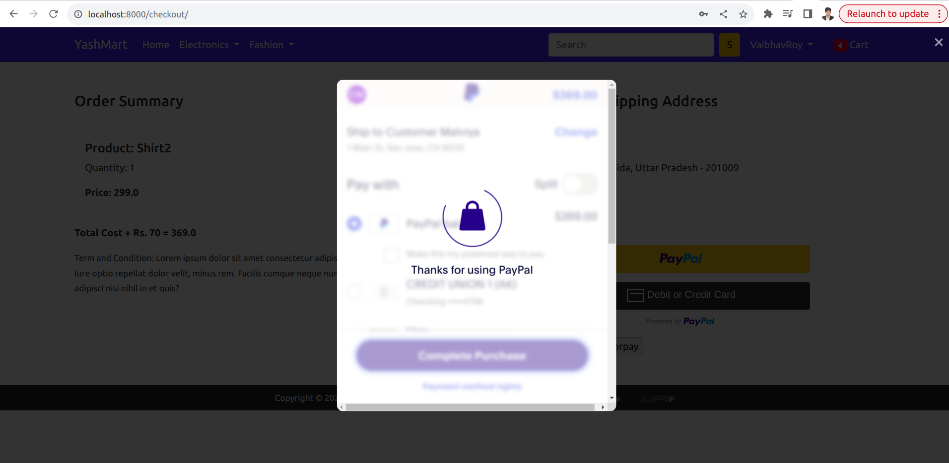 Integrating PayPal Payment Gateway with Django: A Step-by-Step Guide | TO THE NEW Blog