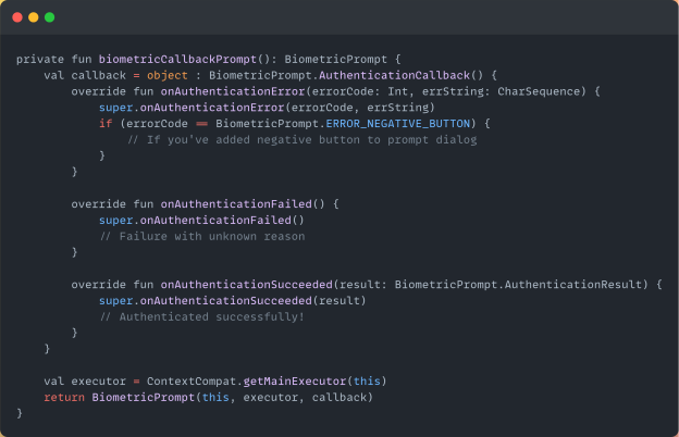 Biometric Authentication in Android Using BiometricManager | TO THE NEW ...