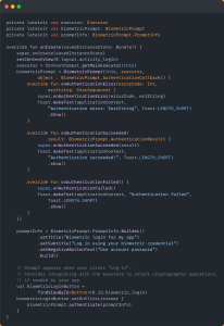 Biometric Authentication in Android Using BiometricManager | TO THE NEW ...