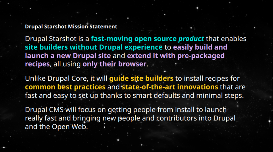 Embracing the Future: The Drupal Starshot Initiative | TO THE NEW Blog