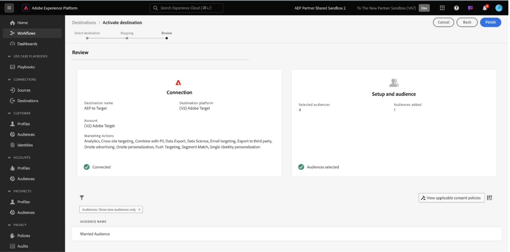 Exporting AEP profile attributes and audience to Adobe Target | TO THE ...