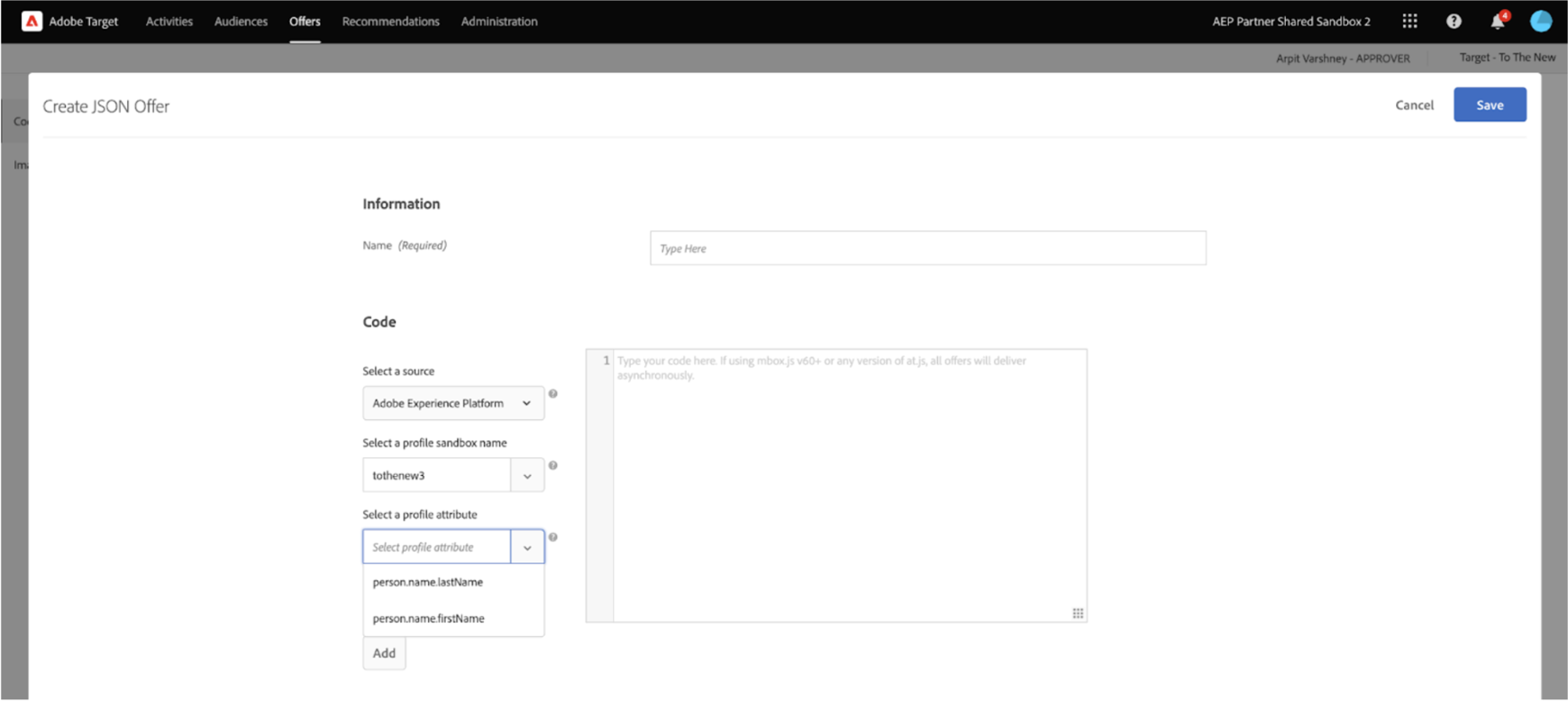 Exporting AEP profile attributes and audience to Adobe Target | TO THE ...