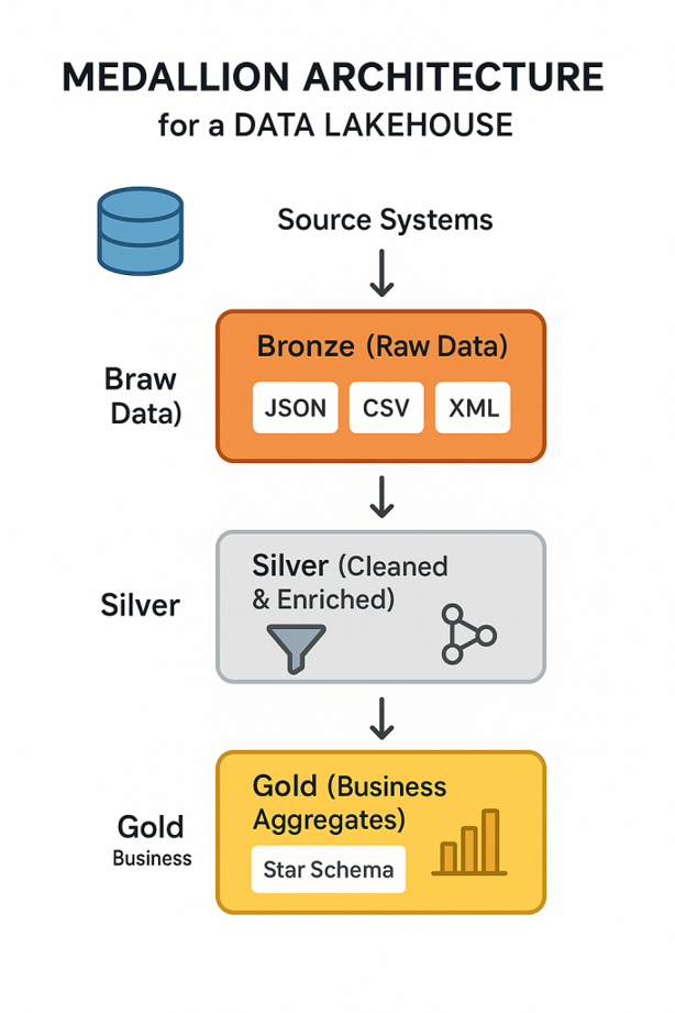 Building a Medallion Architecture for ETL in Microsoft Fabric ...
